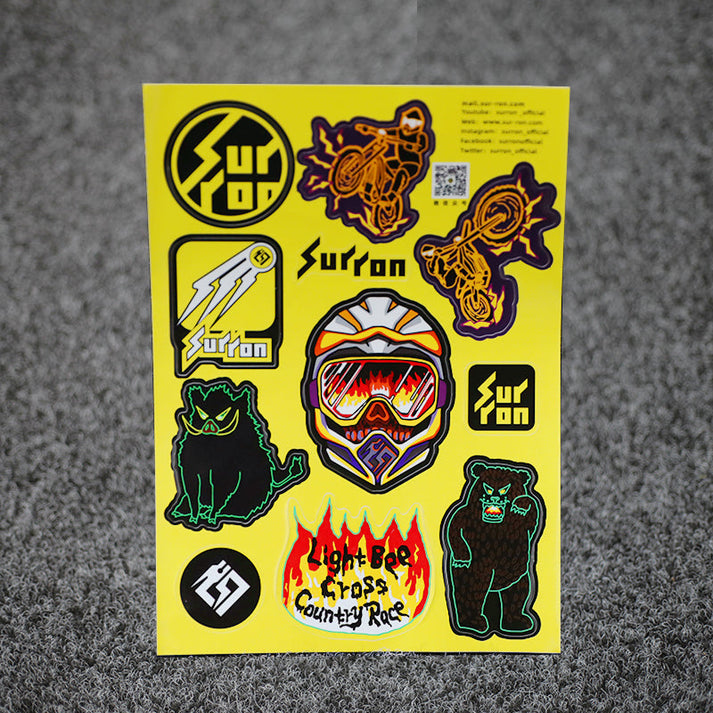 sur-ron STICKER SHEET – surronmotorcycles